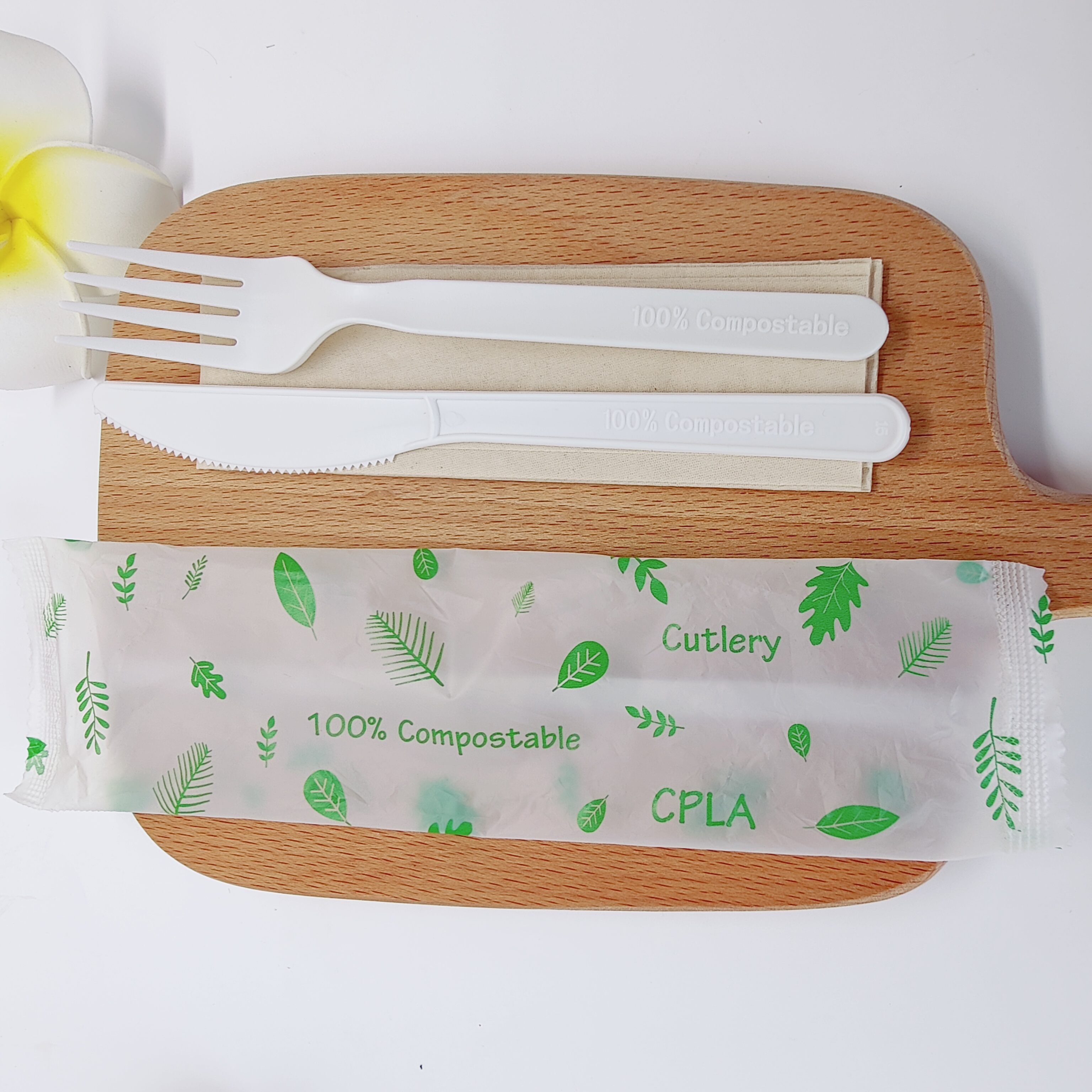 GreenWorks HJ-PLA-13(CWN) 100% Compostable CPLA 7" Heavyweight Disposable Biodegradable ...